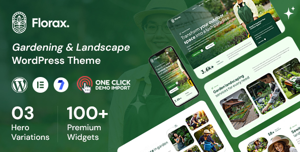Florax - Landscaping WordPress Theme by awaiken | ThemeForest